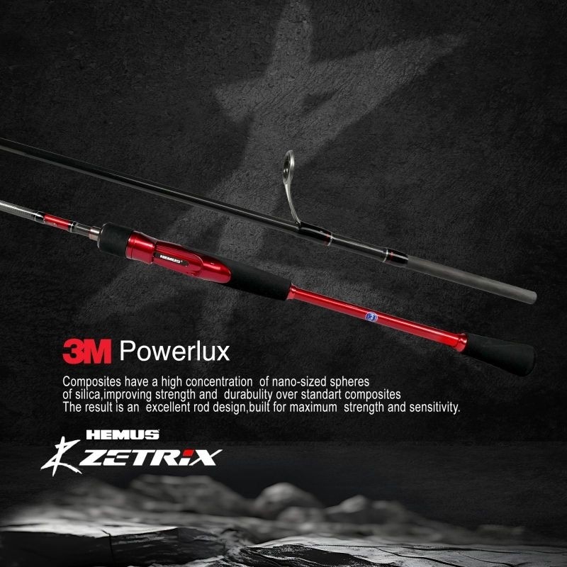 Jual Joran Spinning HEMUS ZETRIX Carbon dan FUJI | Shopee Indonesia