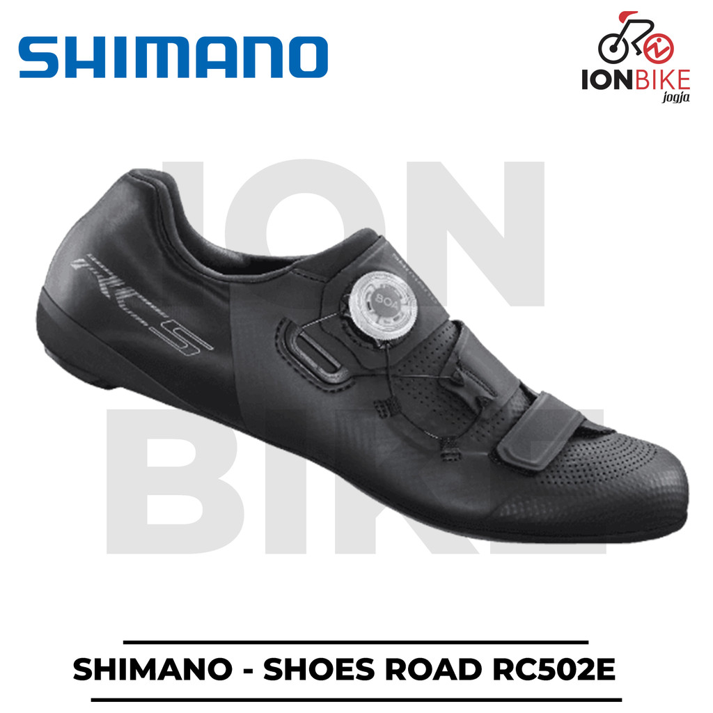 Jual Sepatu Shimano RC5 RC502 BLACK Cleat Carbon Roadbike Sepeda Balap ...