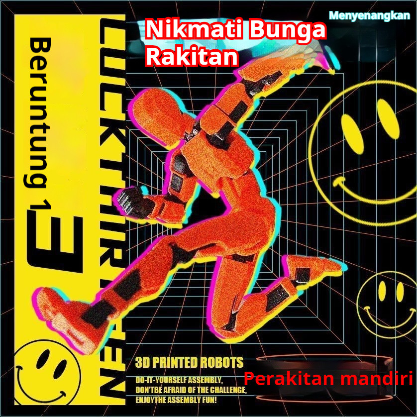 Jual Boneka Magnetik /mainan Dummy 13 Articulated Action Figure Robot ...