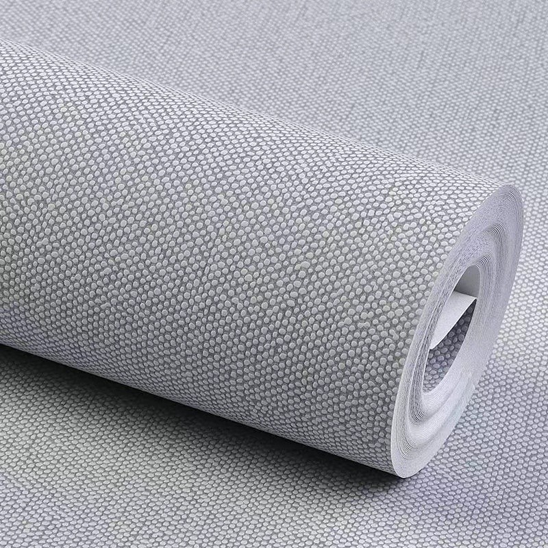 Jual Linen pattern thickened wallpaper Japanese minimalist wallpaper ...