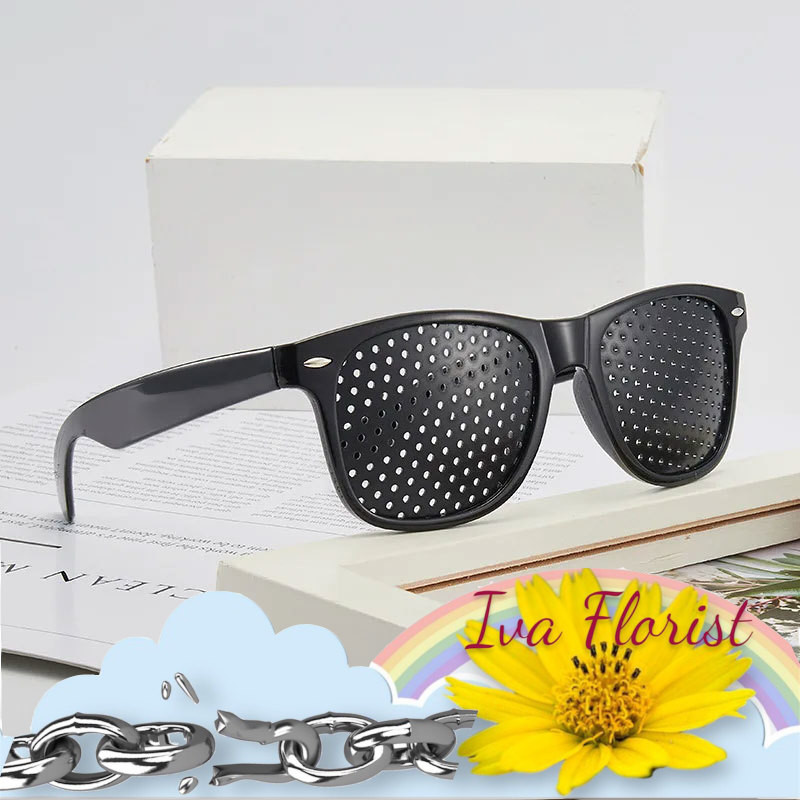 Jual Kacamata pengobatan terapi rabun jauh kaca mata train lubang anti ...