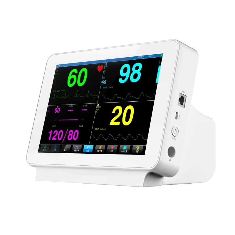 Jual 10 inch Full touch screen Human/Vet use portable 6-parameter ECG ...