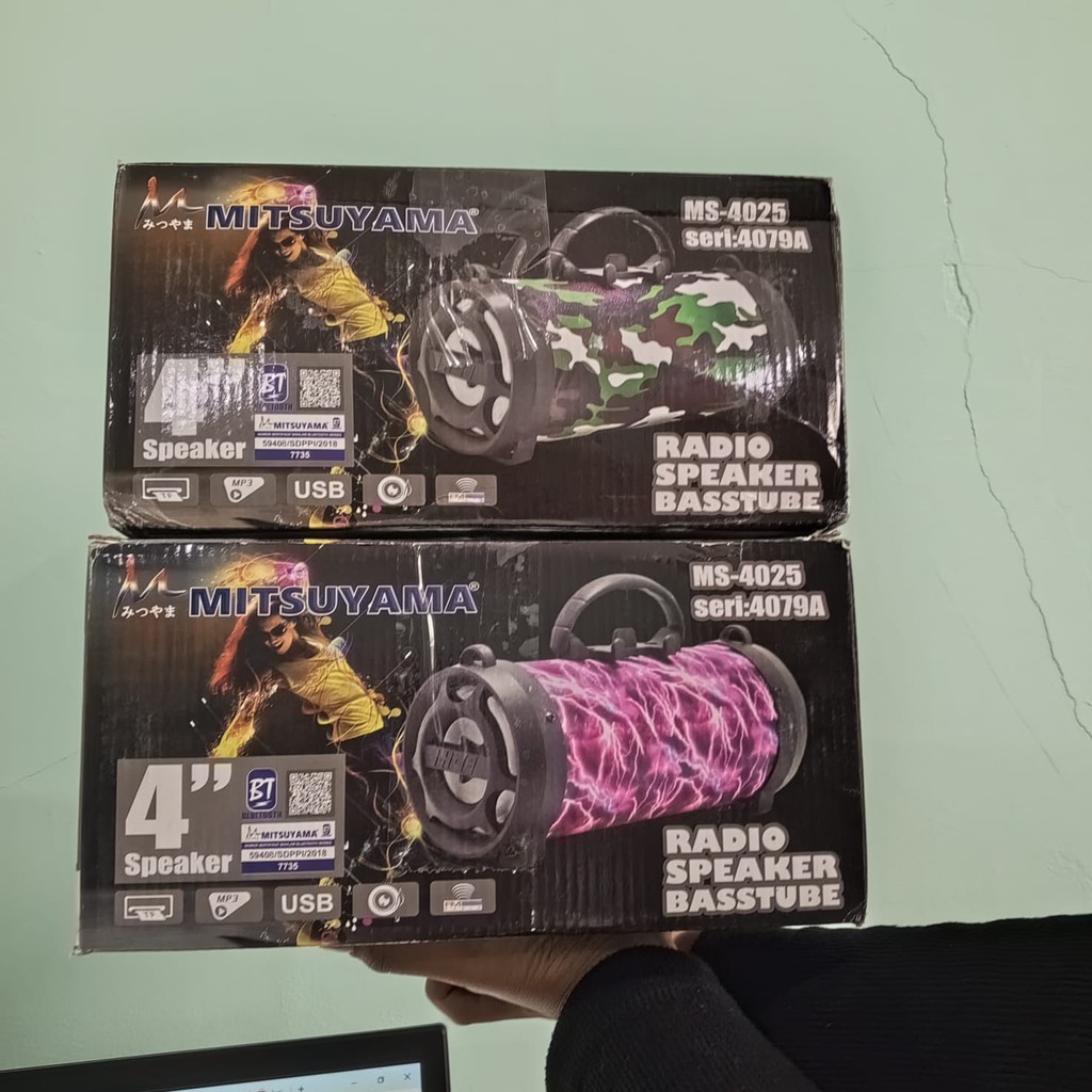 Jual Radio Speaker Basstube MITSUYAMA MS 4025 Seri 4079A Rechargeable | Shopee Indonesia