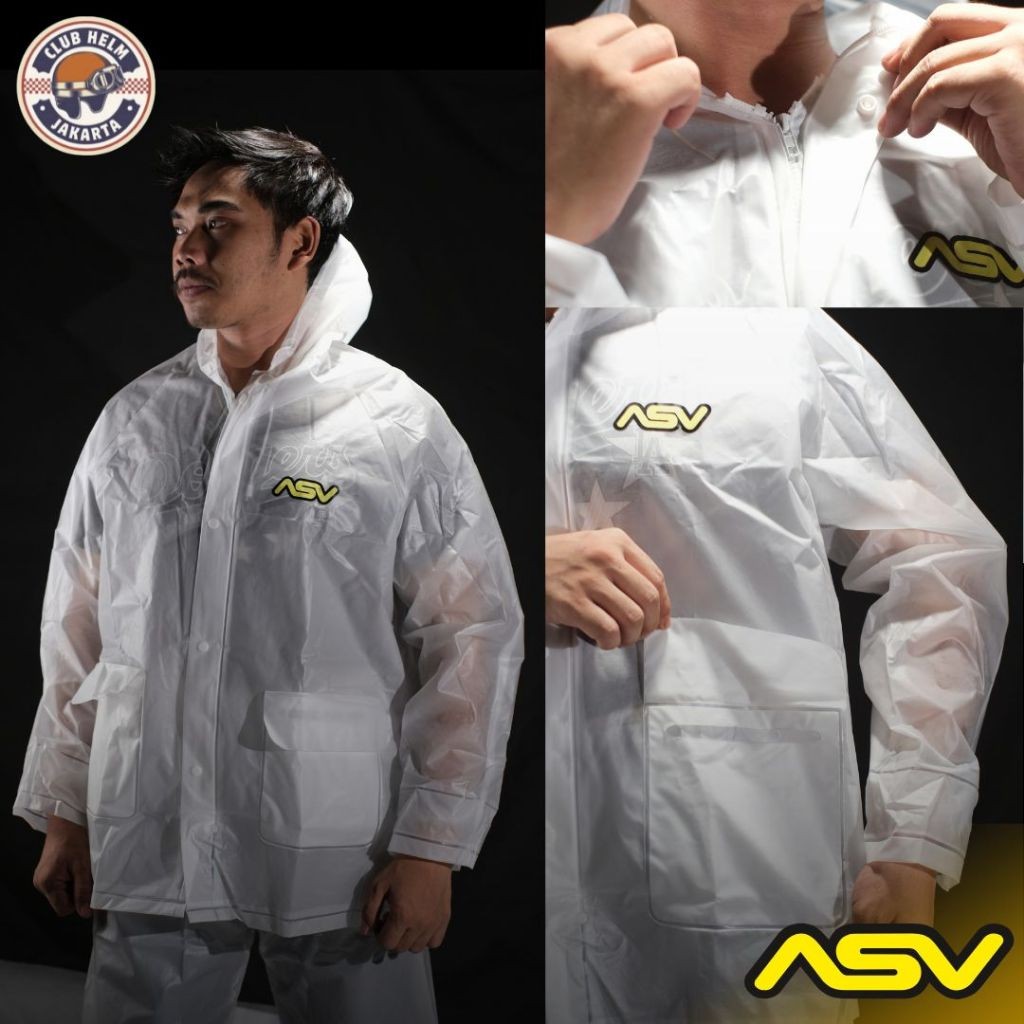 Jual Jas Hujan Premium 1 Setel Setelan ( Baju dan Celana ) ASV Osaka ...
