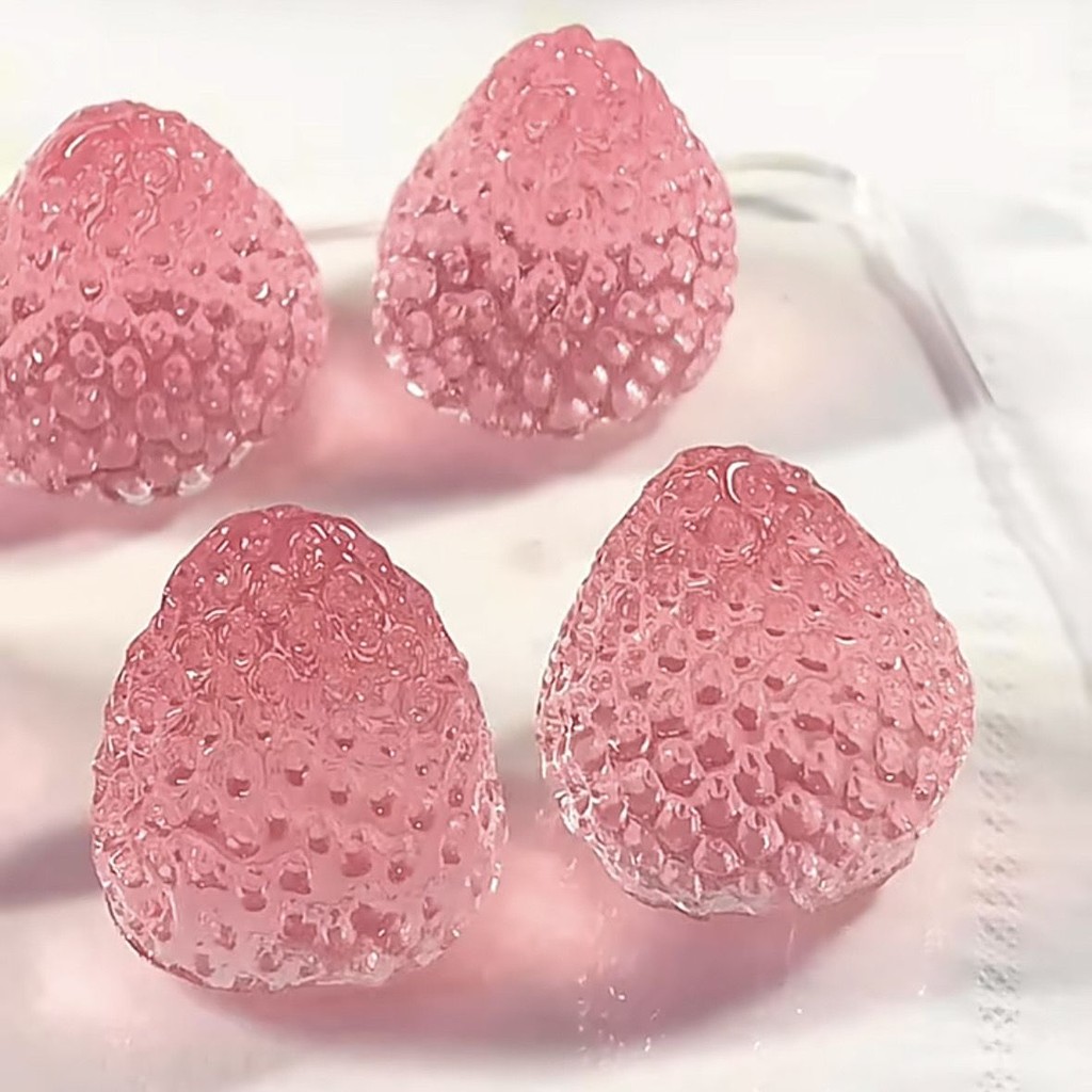 Jual Mochi Strawberry Squishy Toys Soft 3D Pink Fruit Squeeze Party ...
