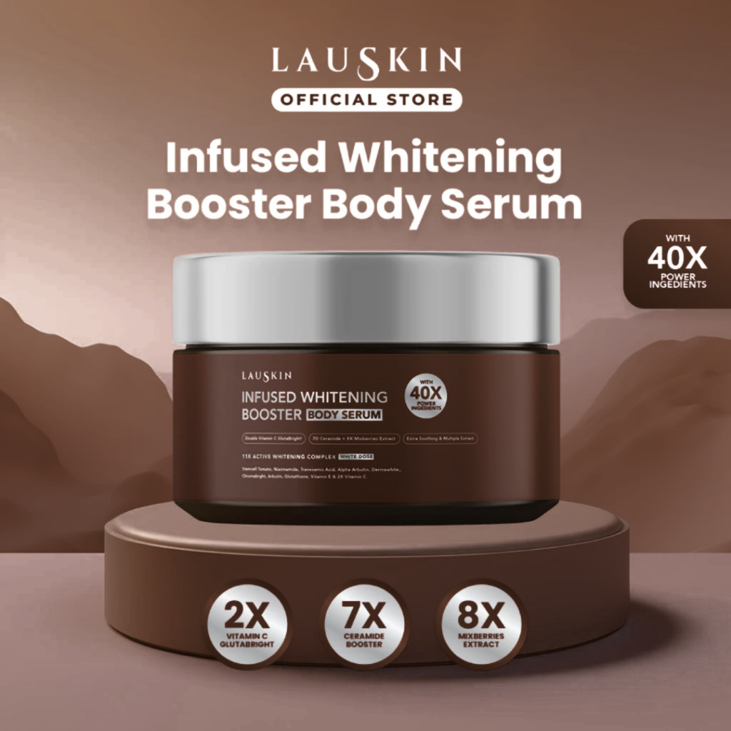 Jual Lauskin - BODY SERUM | Infused Whitening Booster Body Serum 11X ...