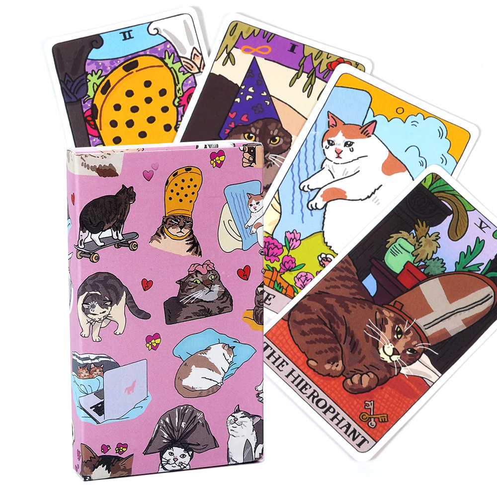 Jual The Original Cat Meme Tarot Deck 22 Major Arcana Cat Meme Tarot ...