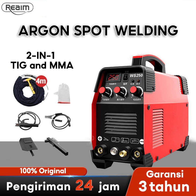 Jual Reaim Tig Ws-250 Mesin Las Inverter Argon Spot Welding Mesin Las Listrik 450 Watt / Travo ...