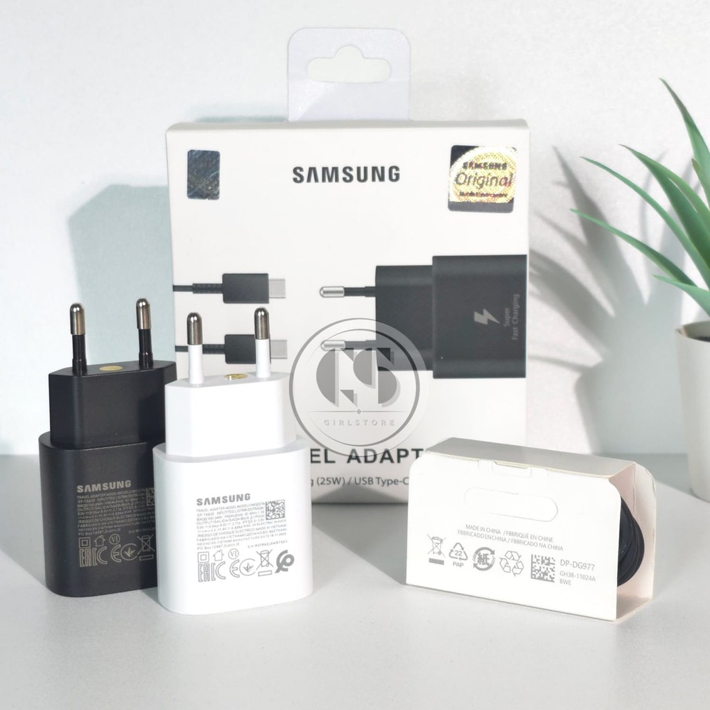 Jual Charger Samsung 25 Watt Tipe C to Tipe C Super Fast Charging ...