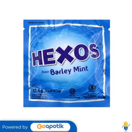Jual Hexos Barley Mint Sachet 5 Butir | Shopee Indonesia