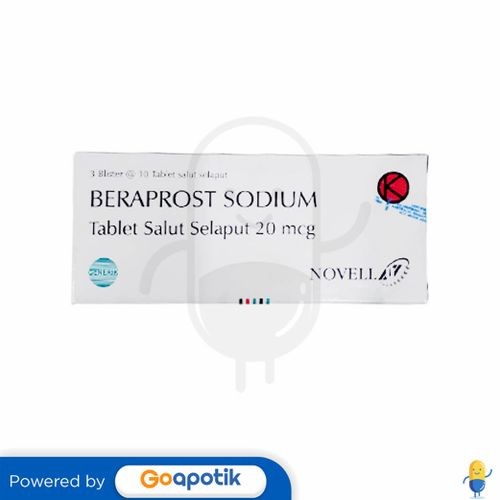 Jual Beraprost Sodium Novell 20 Mcg Box 30 Tablet | Shopee Indonesia