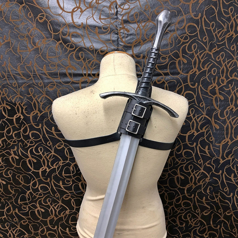 Jual Medieval Shoulder Strap Sword Holder Sheath Scabbard For Adult Men ...
