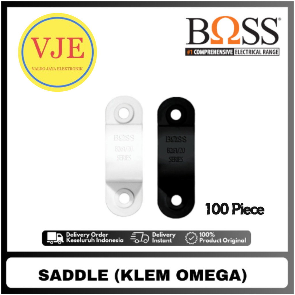 Jual Klem Pipa Omega 20mm Conduit Boss / Saddle Klem Omega Conduit Boss ...