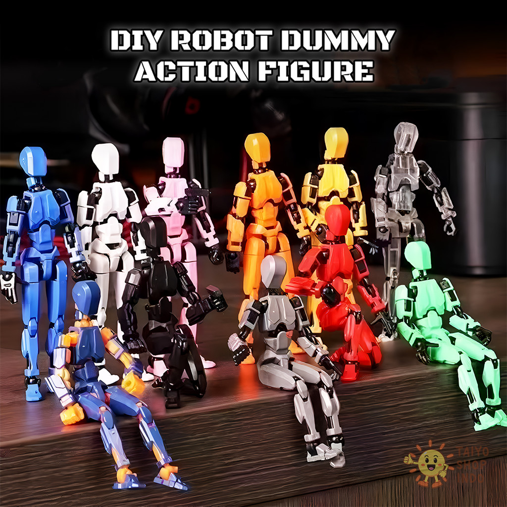 Jual TAIYO DIY Robot Dummy 13 Action Figure Multi-Sendi Articulated ...