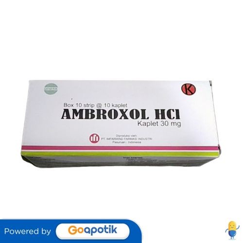 Jual Ambroxol Hcl Imfarmind 30 Mg Box 100 Kaplet | Shopee Indonesia