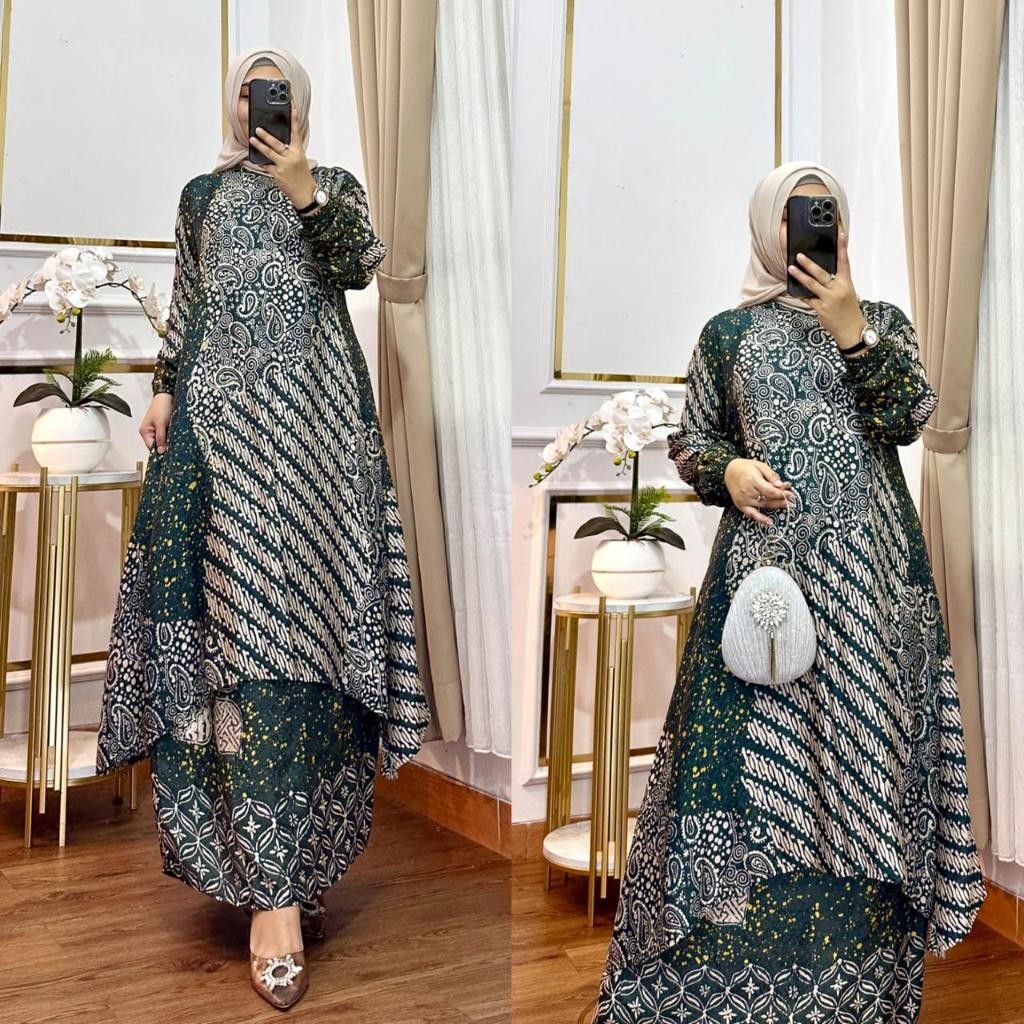 Jual ARUFA - GAMIS BATIK BAHAN DOBBY VISCOSE GAMIS DOBBY PREMIUM BAJU ...