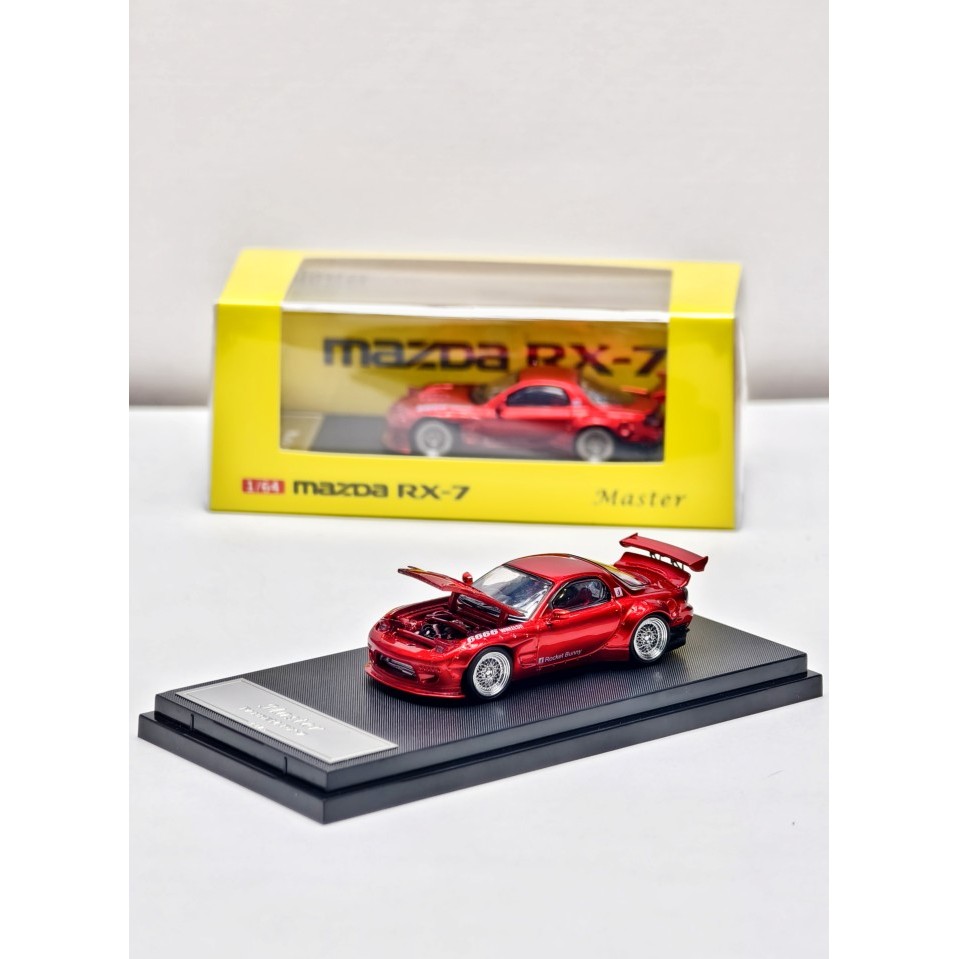 Jual Master Pandem Rocket Bunny Mazda RX-7 FD3S Open Hood Special Edition Metallic Red | Shopee ...