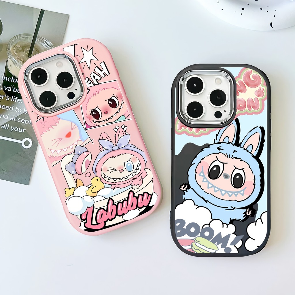 Jual Printing Chrome Case Labubu Boom for oppo a15 a16 a38 a3s a53 a33 ...