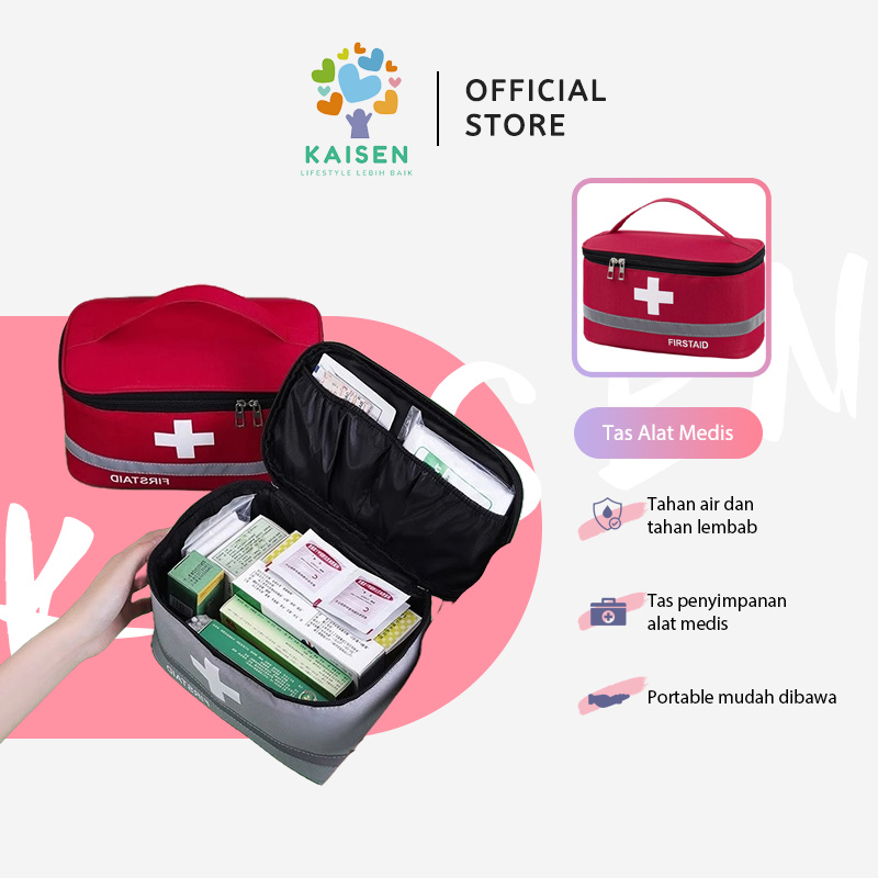 Jual KAISEN first aid kit medicine strong bag fortable medical kit ...
