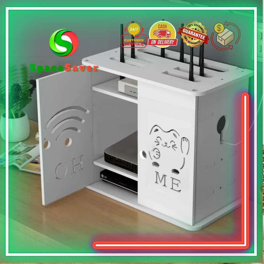 Jual SpaceSaver - Rak Untuk Router Wifi Dvd Player Kaset Pemutar Video ...