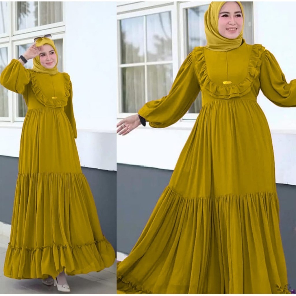 Jual TERMURAH !!!!!! GAMIS REMPEL WANITA JUMBO - GAMIS CRINKLE TERLARIS ...