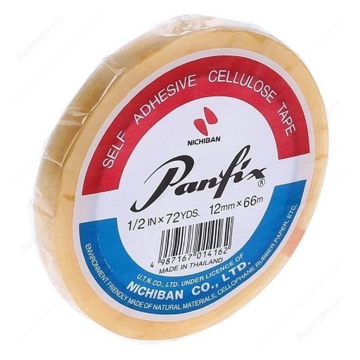 Jual Selotip Panfix Cellulose Tape 1/2 inch x 72 yards (12 mm x 66 m ...