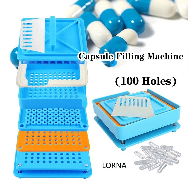Jual Alat Pengisi Bubuk Kapsul Manual Mesin Pengisi Kapsul Manual 100 ...