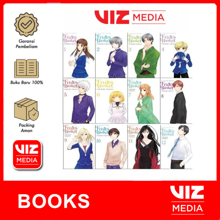 Jual Manga: Fruits Basket Collector's Edition 1-12 by Natsuki Takaya - Vizmedia | Shopee Indonesia