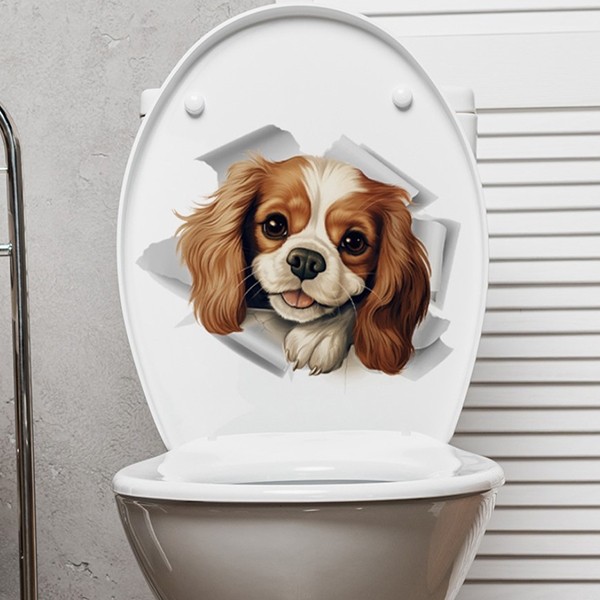 Jual Stiker Anjing 3d Cute Dog Toilet Sticker | Shopee Indonesia