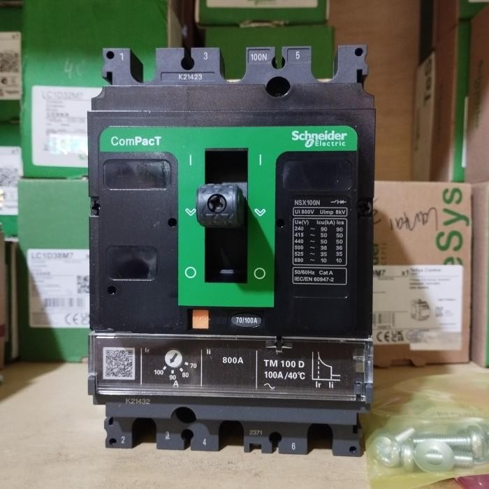 Jual mccb schneider NSX100N 3P 32A 50KA C10N3TM032 TM32D ready original ...