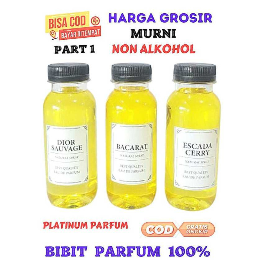 Jual REFIL PARFUM (100 ML) Bibit Parfum Murni 100 ML Non Alkohol Kualitas Terbaik Part 1 ...