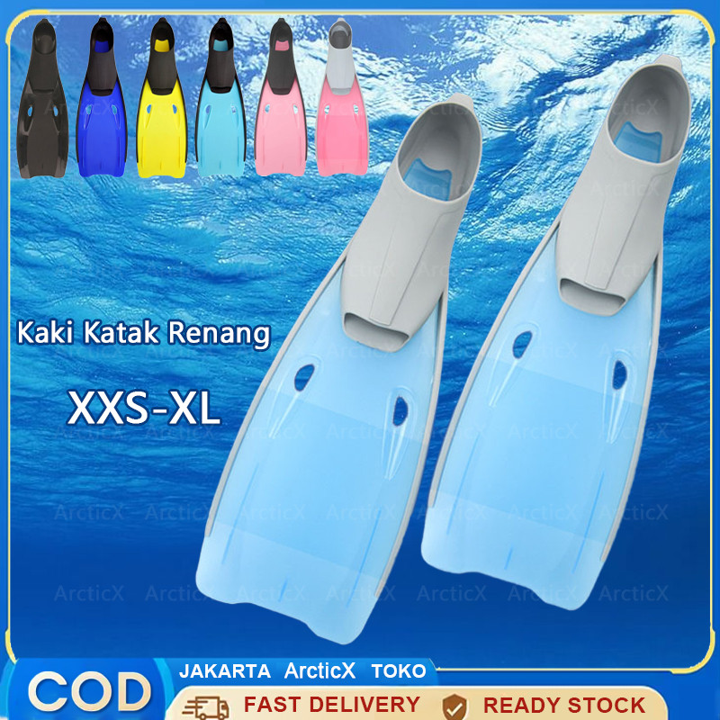 Jual Kaki Katak Silicone Fin / Renang Diving Fin / Sirip Snorkeling Anak-anak / Sirip Selam ...