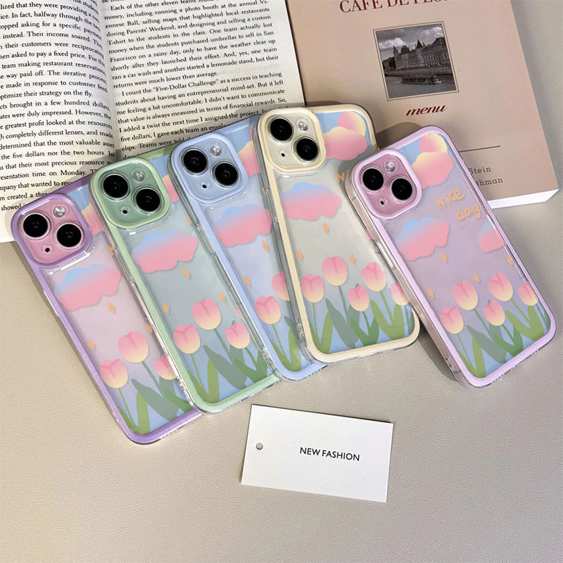 Jual Aesthetic Terbaru Clear Bunga Tulp Case Hp Vivo Y29 Y19S Y19S Pro V50 V40 Lite Y21 Y21T ...