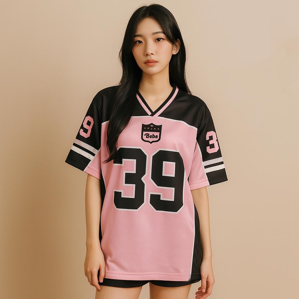 Jual NJW - Jersey Retro Oversize Boxy Shirt | Shopee Indonesia