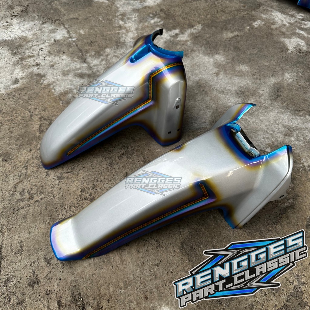 Jual Slebor spakbor depan astrea grand kombinasi warna titanium pnp ...
