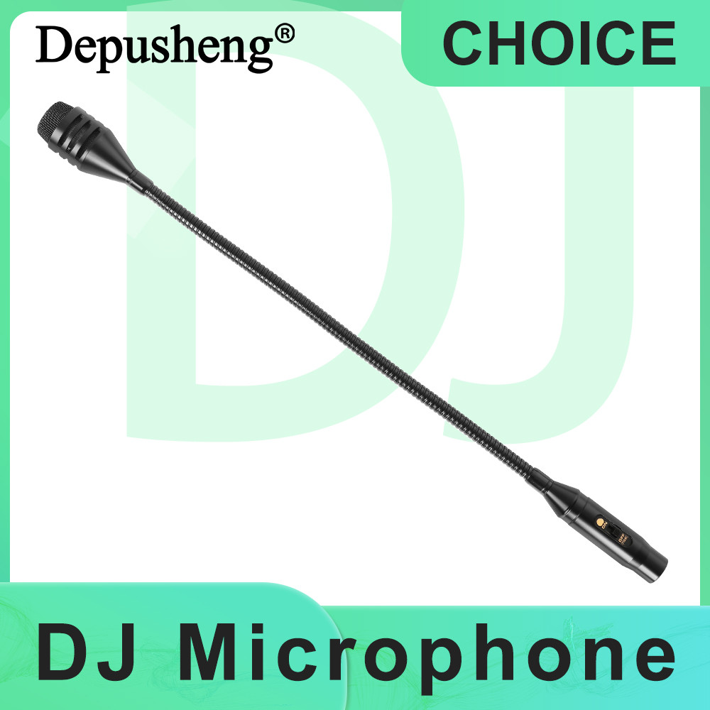Jual Depusheng Professional Dynamic DJ Microphone With Switch for Mixer ...