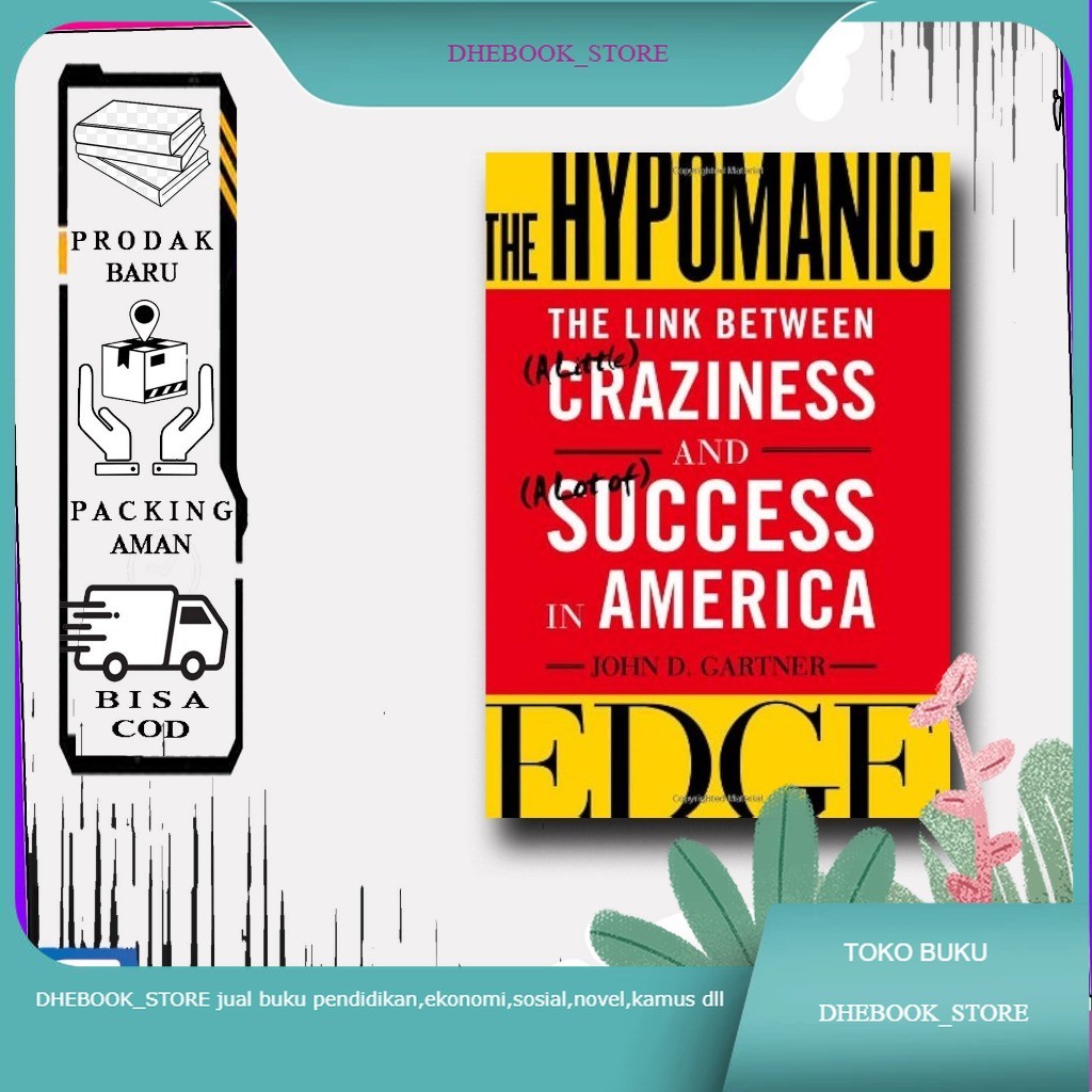 Jual Buku The Hypomanic Edge - John D. Gartner Bahasa Indonesia ...