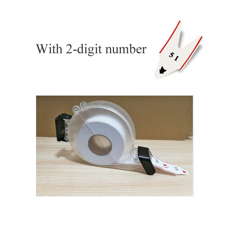 Jual Take A Number System Ticket Dispenser with Paper Roll 2 Digits ...
