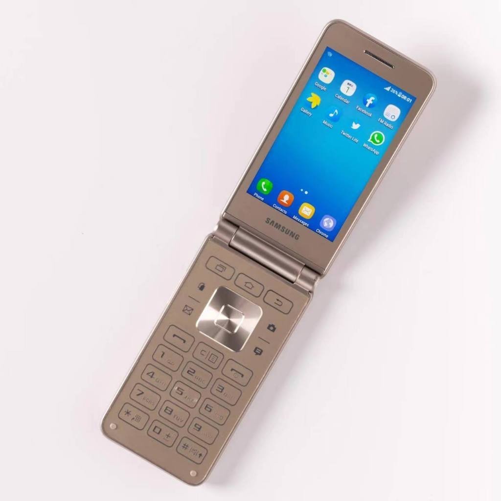 Jual Samsung lipat Galaxy HP Folder 2 G1650 bisa W ADual Sim Keypad Flip Lipat Termurah | Shopee ...