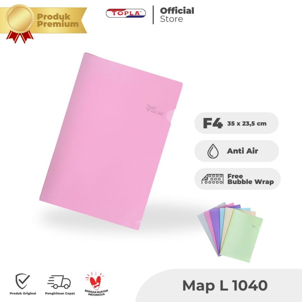 Jual Map L 1040 organizer kertas dokumen map selip tebal full warna ...