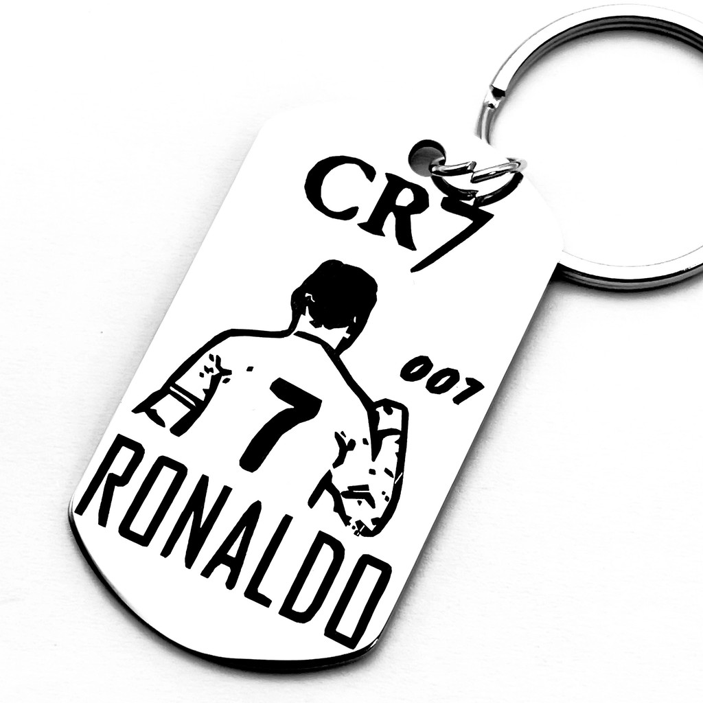 Jual Cristiano Ronaldo, Cr7 Fan Stainless Steel Keychain, Perfect Gift ...