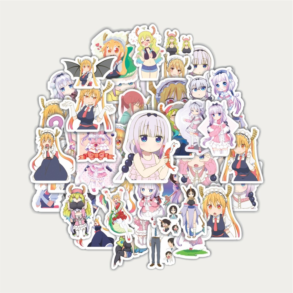 Jual Sticker Pack Stiker Anime Series Miss Kobayashi's Dragon Maid ...