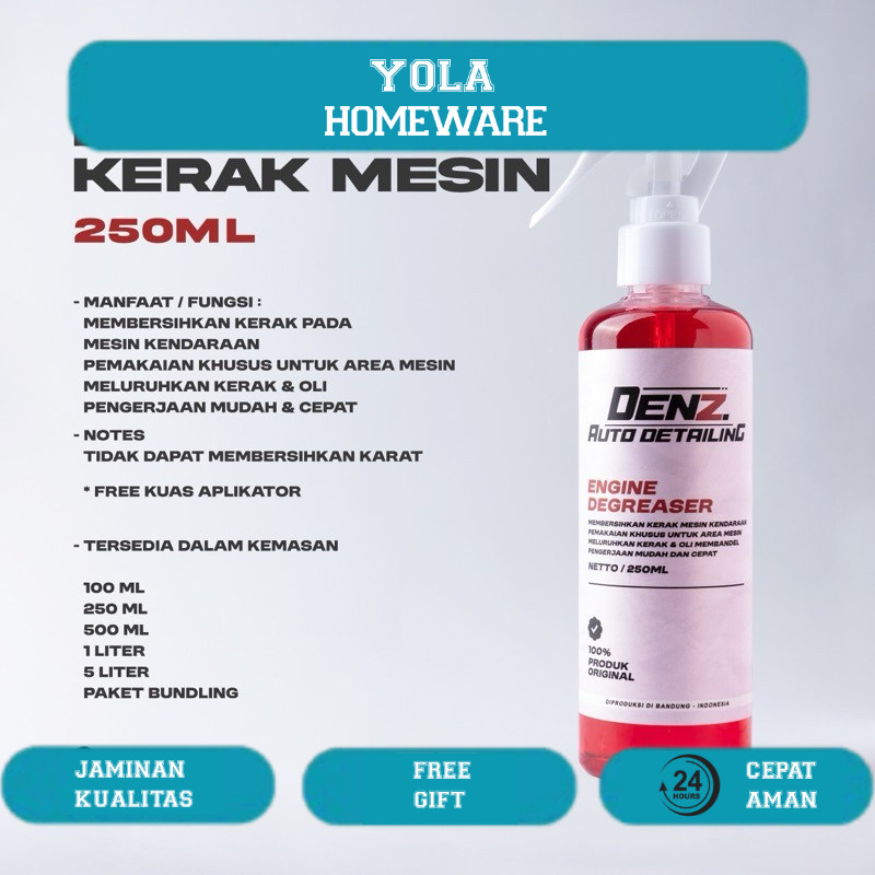 Jual PEMBERSIH KERAK MESIN ENGINE DEGREASER ORIGINAL DENZ AUTO ...