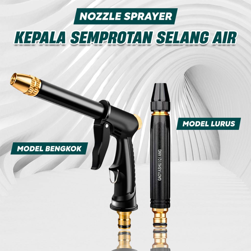 Jual Kepala Semprotan Air Jet Spray Pistol Air 4 Mode Semprot Nozzle ...