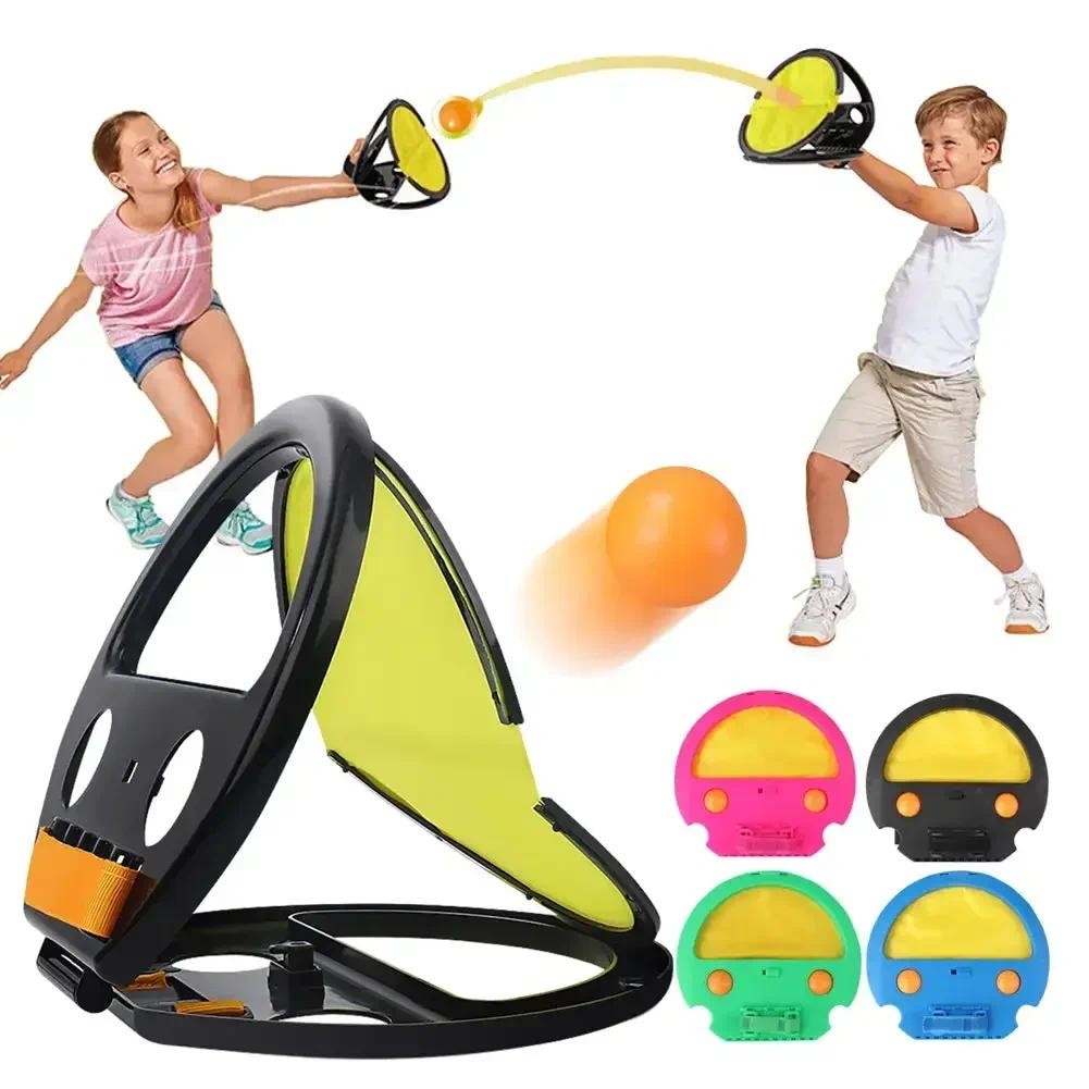 Jual Racket Throw and Catch Ball Game Parent Child Interaction Outdoor ...