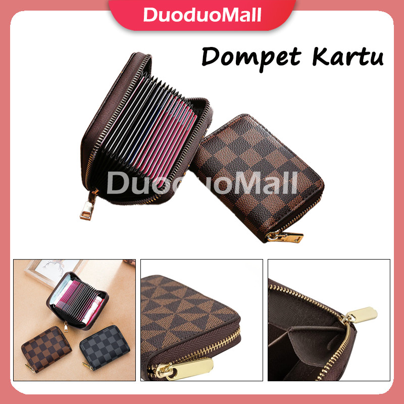 Jual Dompet Kartu/Dompet Kartu Wanita Fashion Kotak Kotak | Shopee Indonesia