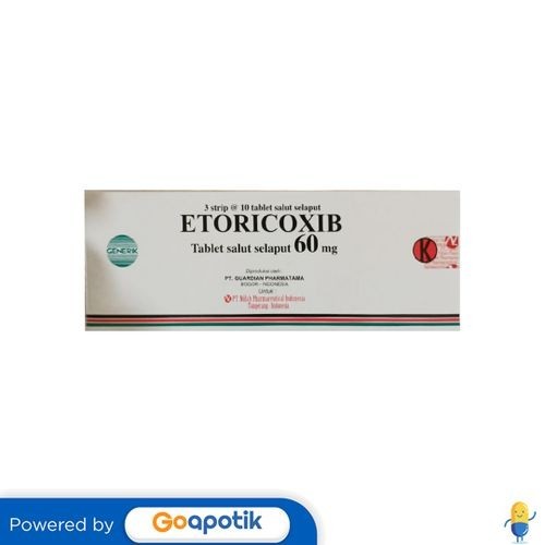 Jual Etoricoxib Nulab 60 Mg Box 30 Tablet | Shopee Indonesia