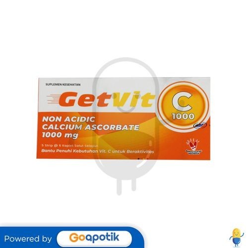 Jual Getvit C 605 Mg Box 30 Kaplet | Shopee Indonesia