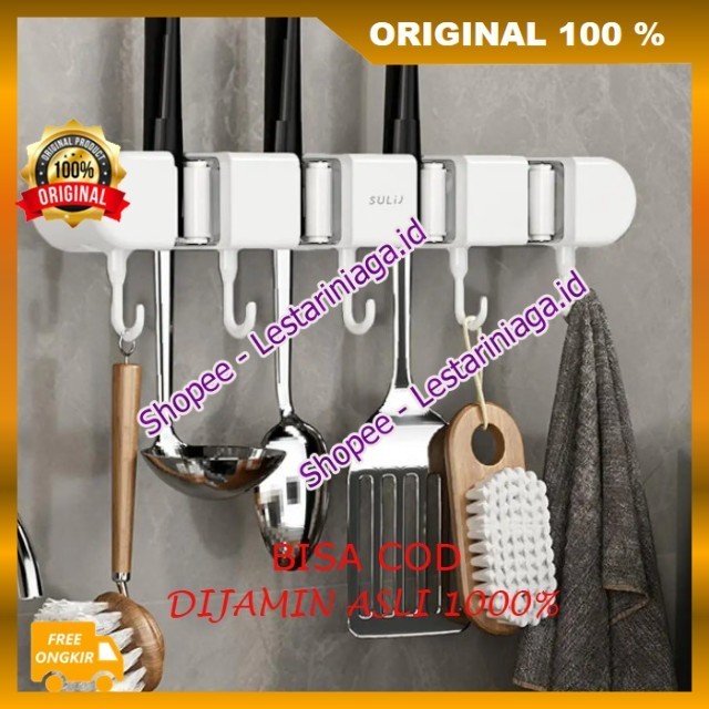Jual Rak Gantungan Sapu Pel Multifungsi Universal Holder Tempat Gantung ...