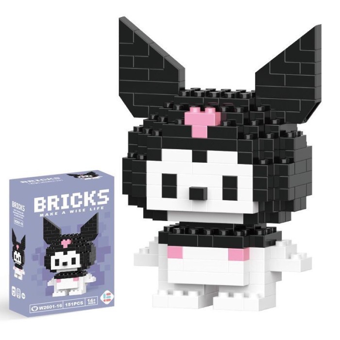 Jual BRICK KUROMI NANO Block Kuromi Kartun Mainan Bricks Edukasi Anak ...